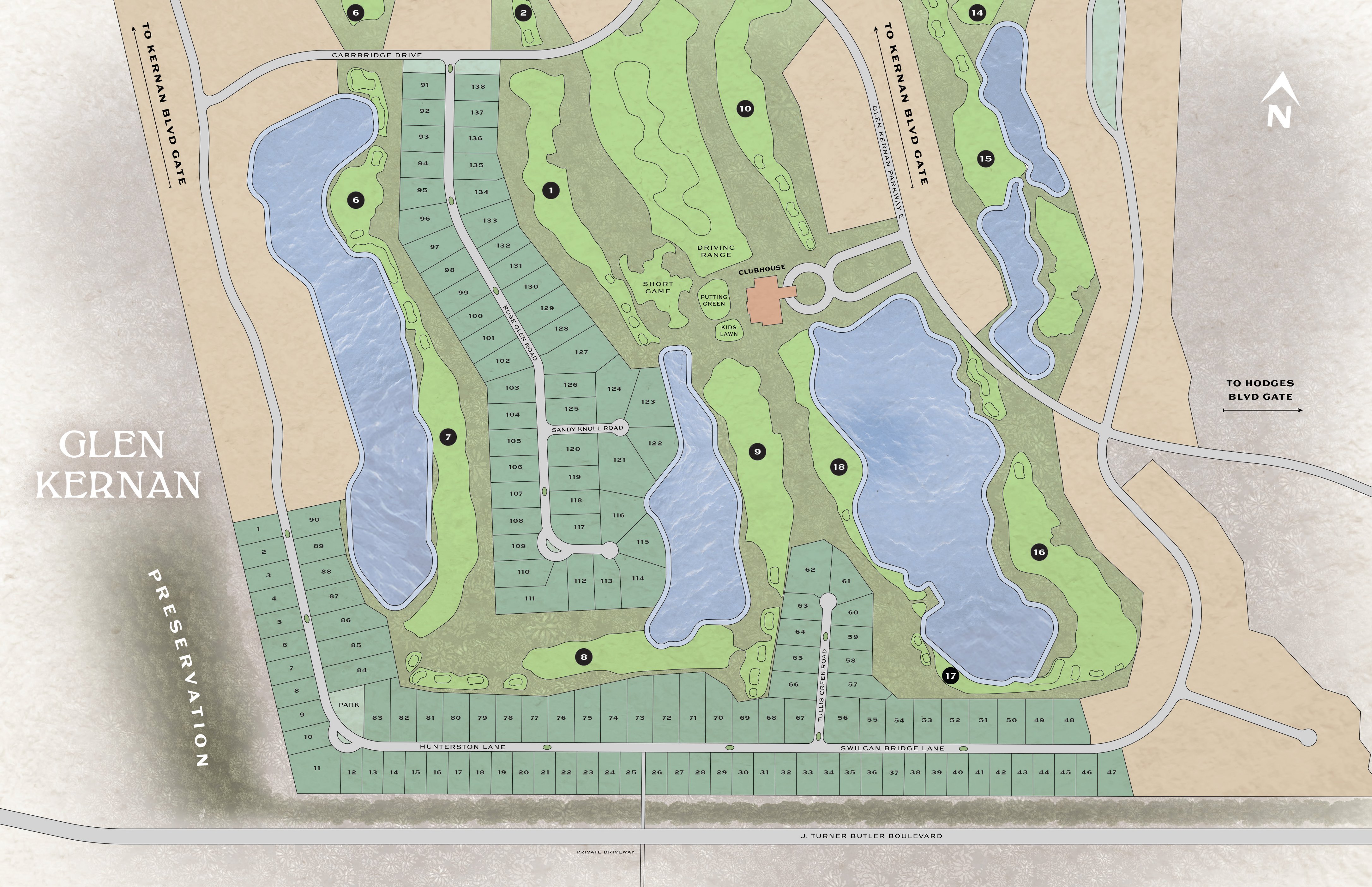 Glen Kernan - Site Map
